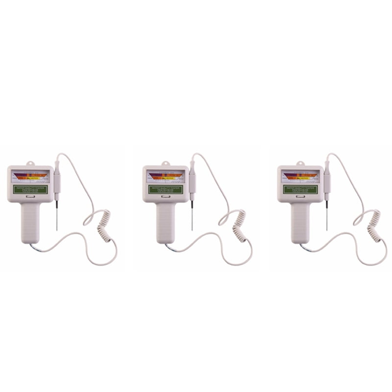 3X Water PH Chlorine Tester Swimming Pool Quality Spa Level Meter ...