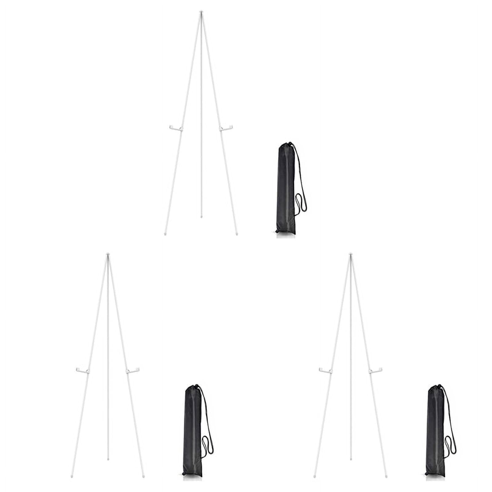 3X White Easel Stand for Display Wedding Sign & Poster-63InTall Easels ...