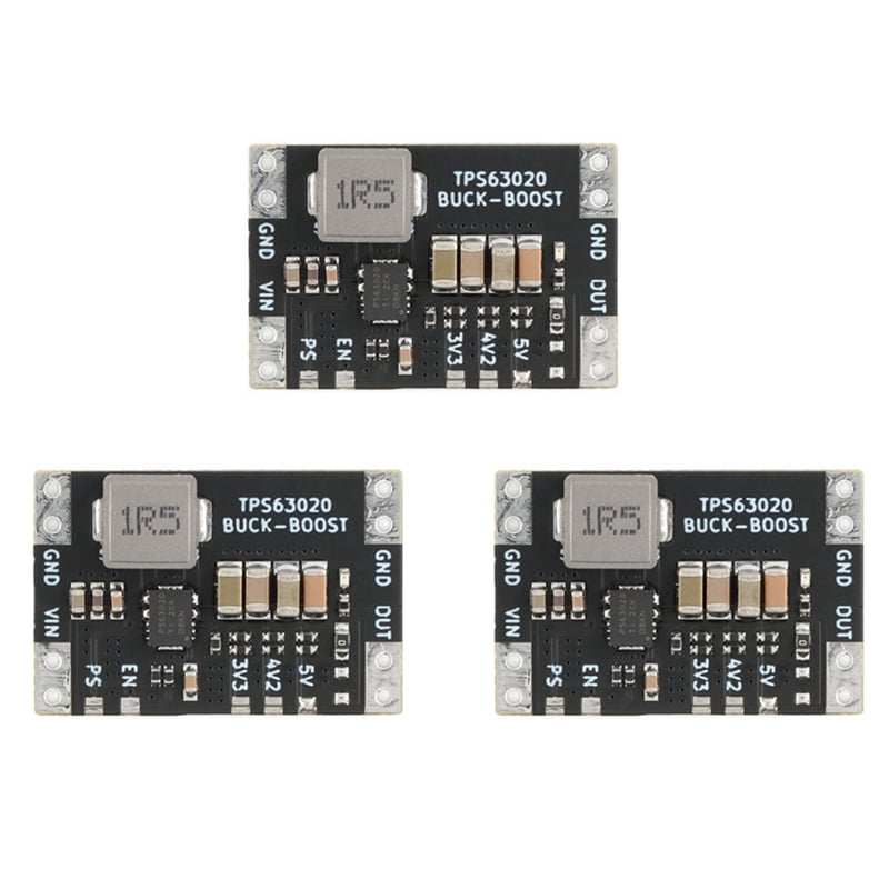 3X XL63020 TPS63020 Lithium Battery USB Automatic Boost Buck Step Up ...