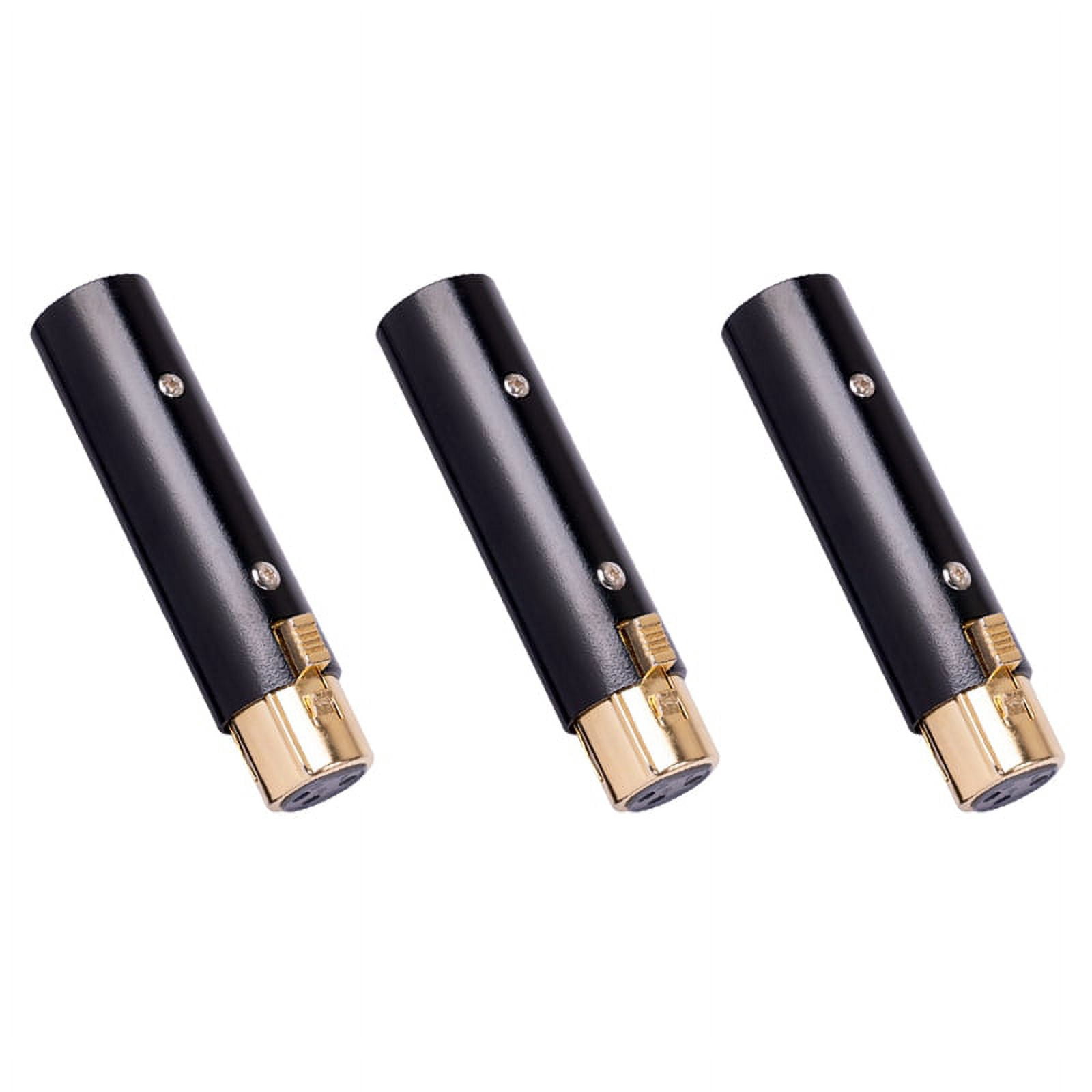 3X XLR 3 Pin Female to XLR 3 Pin Male Adaptor,Audio Interfaces,for ...