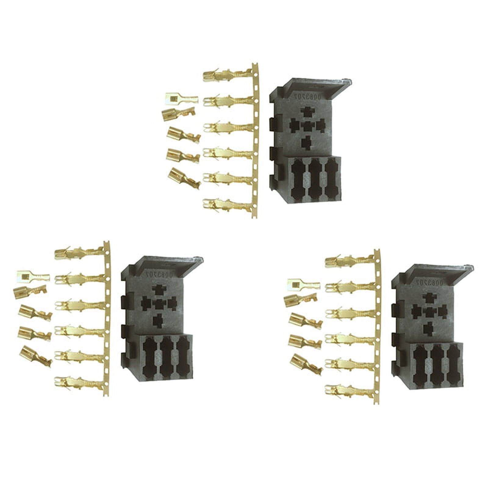3X for Car Rv Yacht Relay & 3 Fuse Base Kit - 4, 5 Pin & Flasher Relays ...