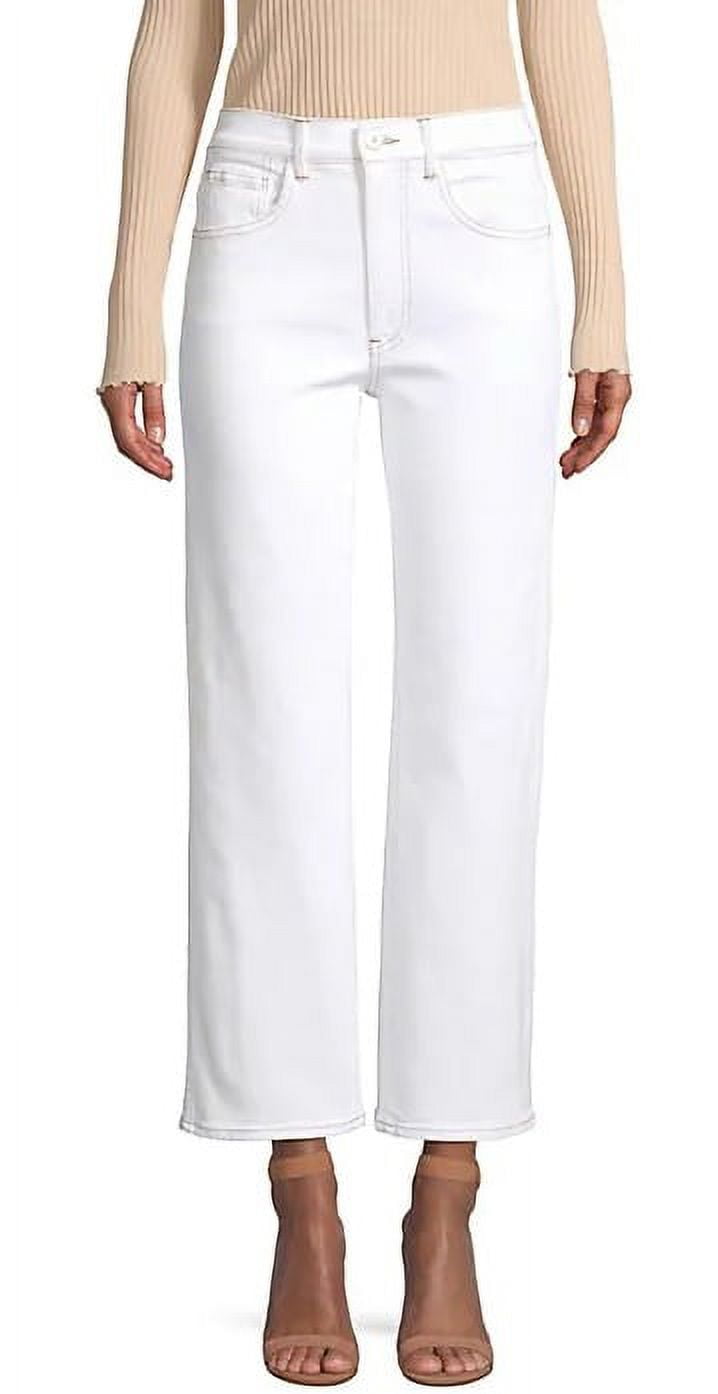 3X1 Winter White Joni High-Rise Wide-Leg Cropped Jeans, US 29, NWOT ...