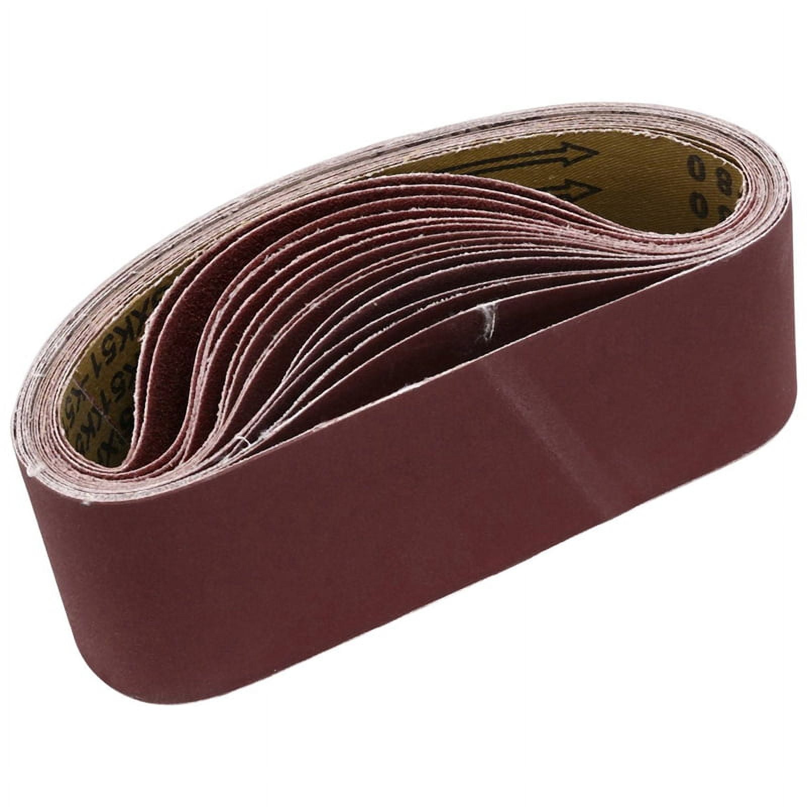 3X21 Inches(75X533mm) Aluminum Oxide Sanding Belt 15 Pack Sanding Belts ...