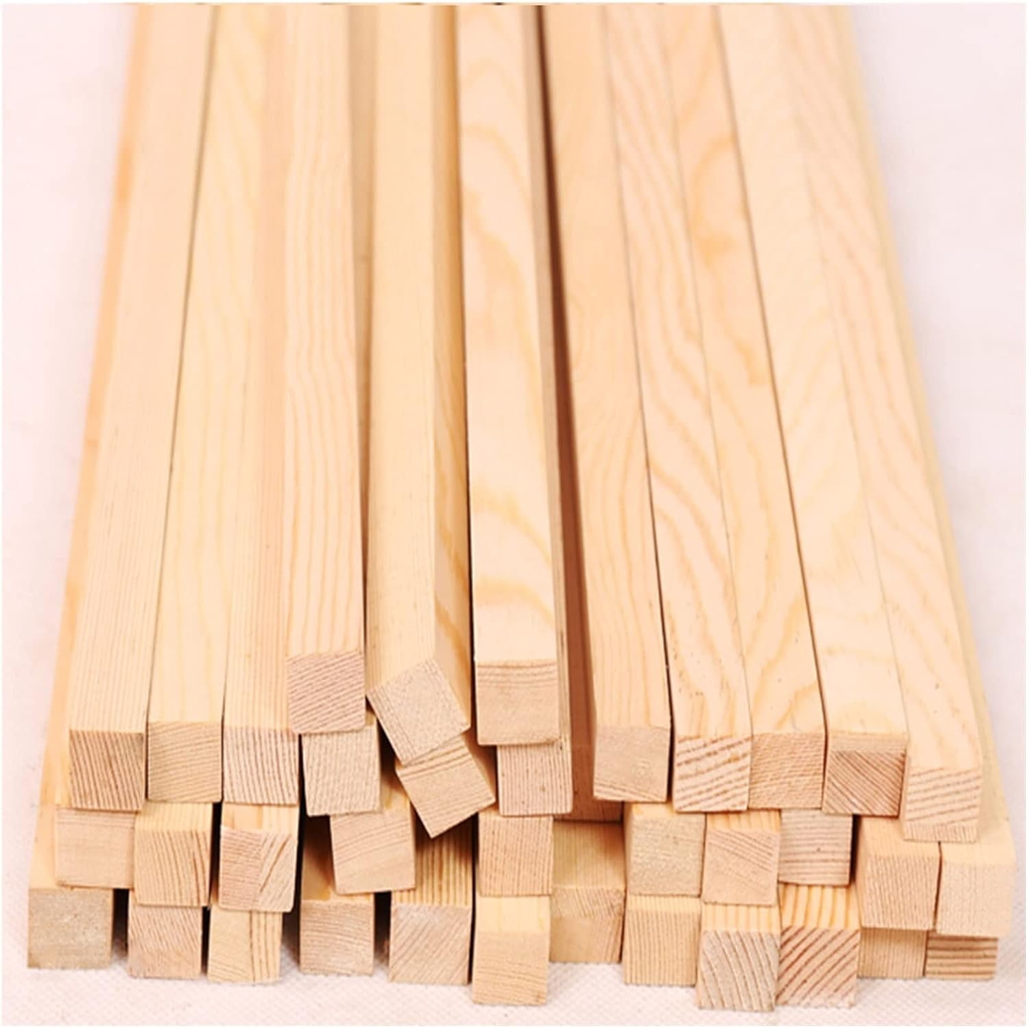 3X3cm/3x4cm Square Wood Dowel, Strong Load-bearing Wood Dowel Rod ...