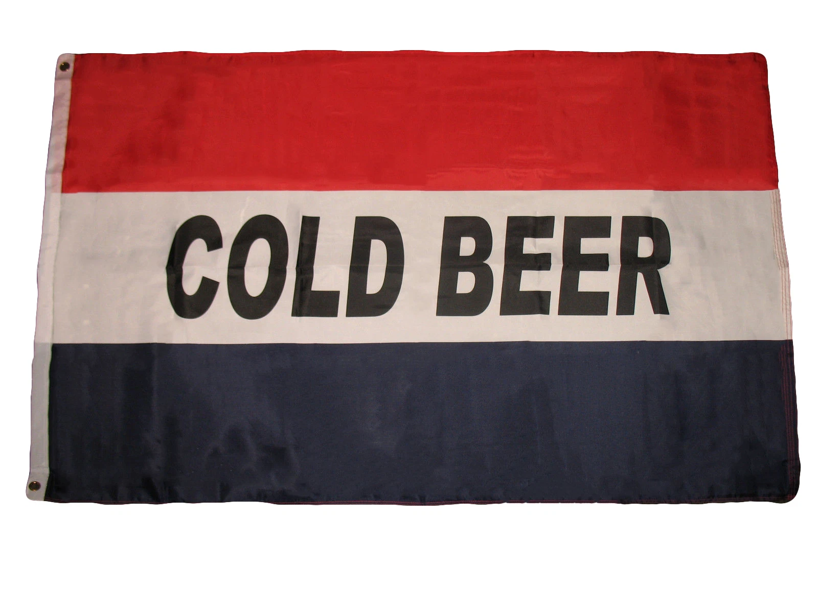 3X5 Advertising Cold Beer Drinking Beer Bar R/W/B Flag 3' X 5' Banner ...