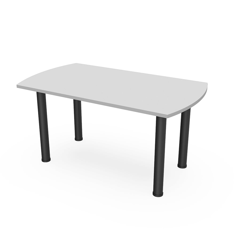 3X5 Arc Rectangle Conference Table With Post Leg Power And Data ...