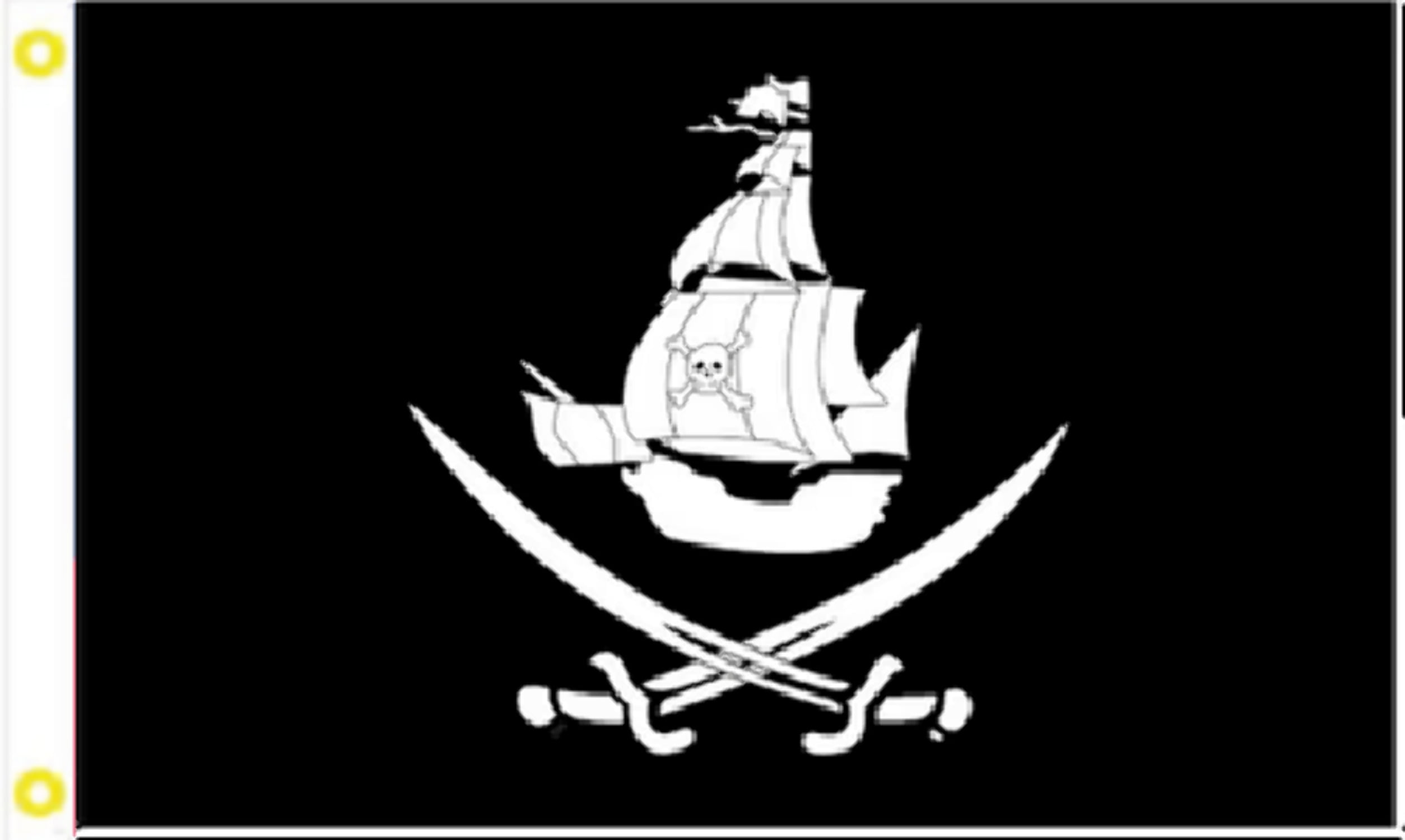 3X5 BLACK PEARL PIRATE SHIP BLACK TACTICAL FLAG BANNER 100D - Walmart.com