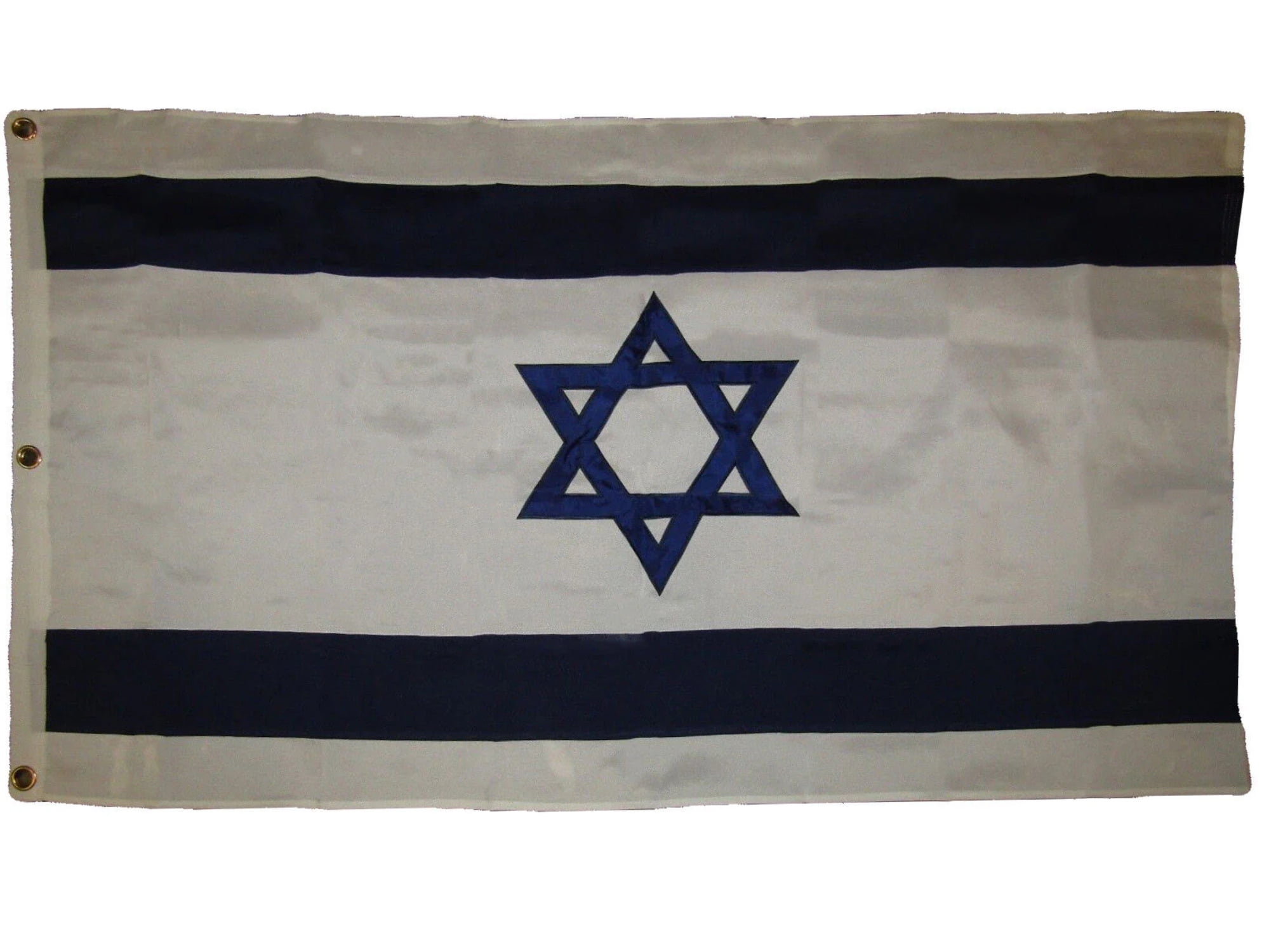 3X5 FT Embroidered SEWN Israel Star of David JEWISH 100% COTTON BOAT ...
