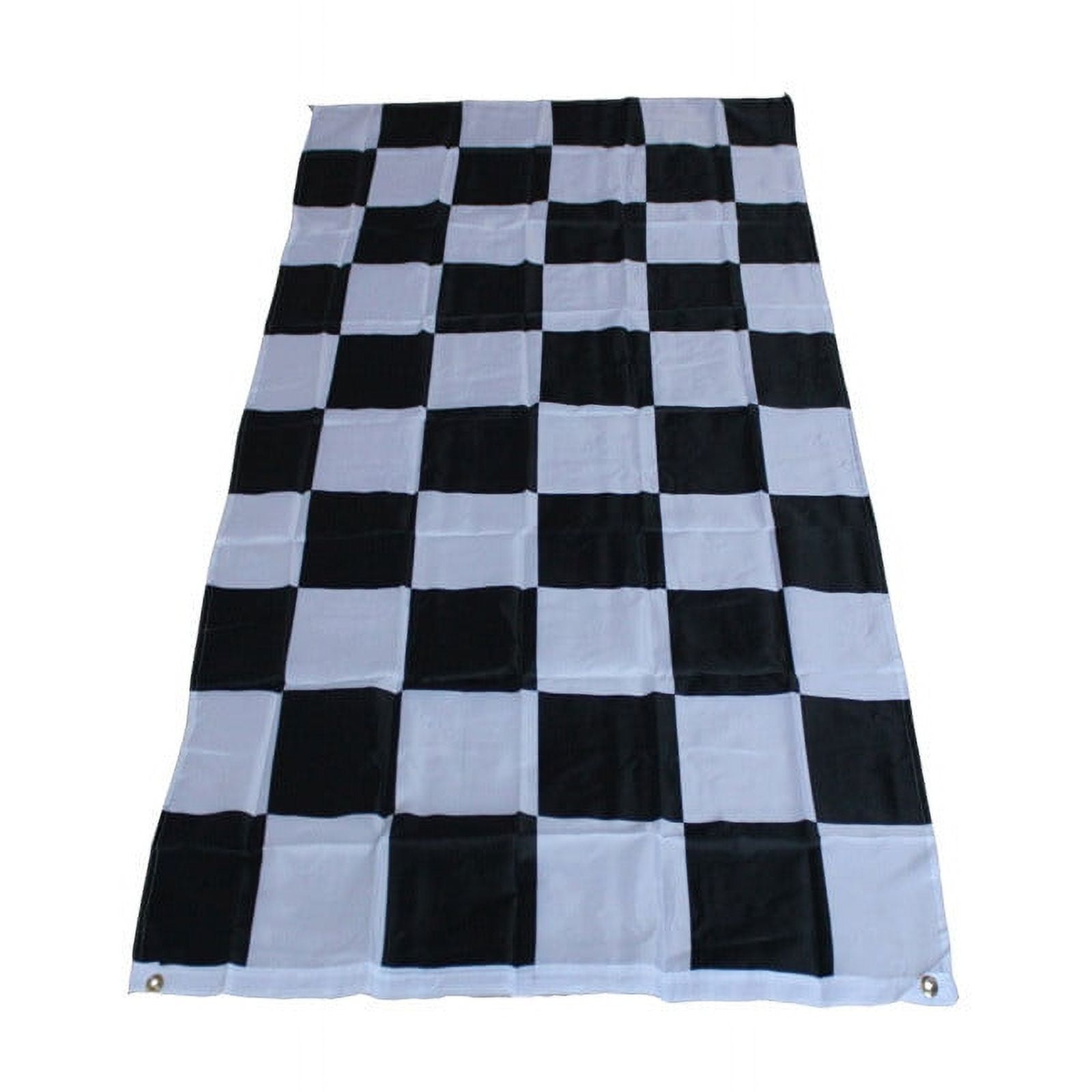 3X5 FT NASCAR BW Black White CHECKERED CHECKER RACING BANNER FLAG f ...