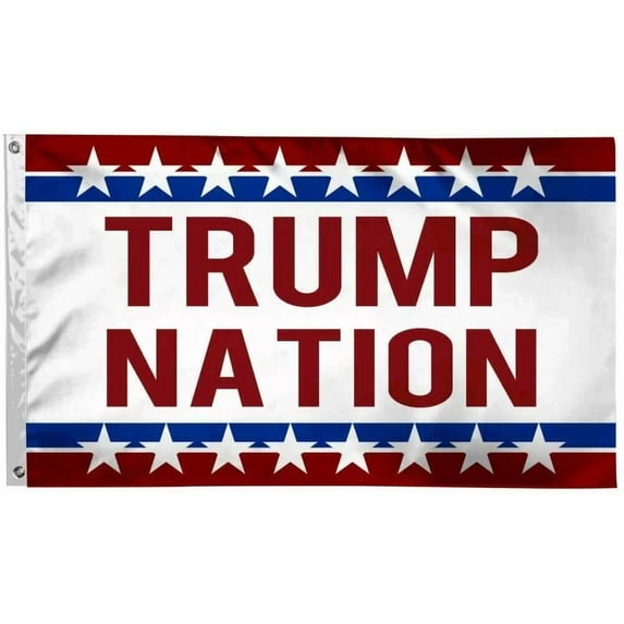 3X5 TRUMP VANCE NATION 2024 AMERICA American MAGA Nation Flag Grommets ...