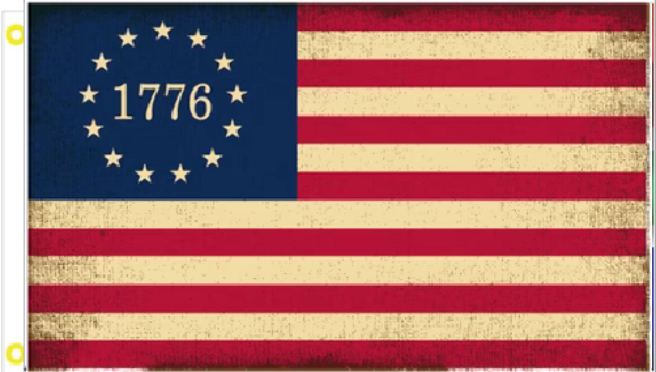 American Vintage Betsy Ross 1776 3x5 ft Flag, USA Made, 100D Outdoor ...