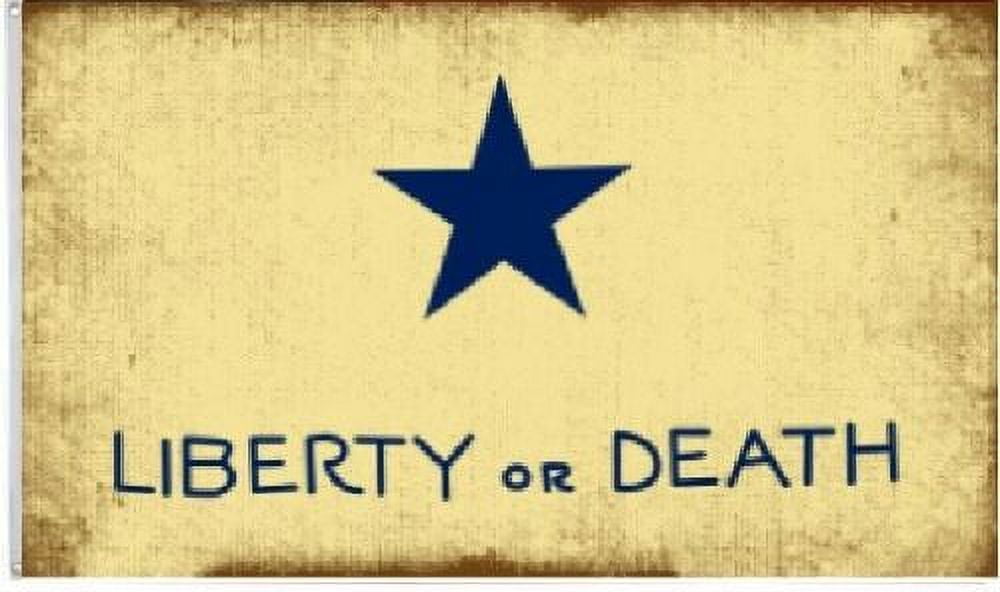 3X5 VINTAGE LIBERTY OR DEATH TEXAS GOLIAD HISTORICAL TEA STAINED FLAG ...