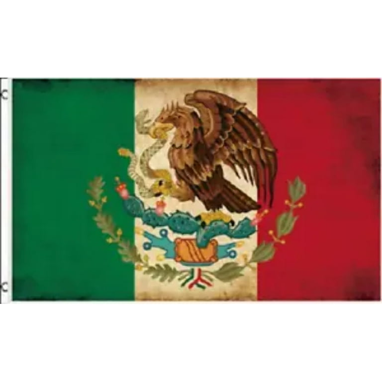 easy mexican flag eagle