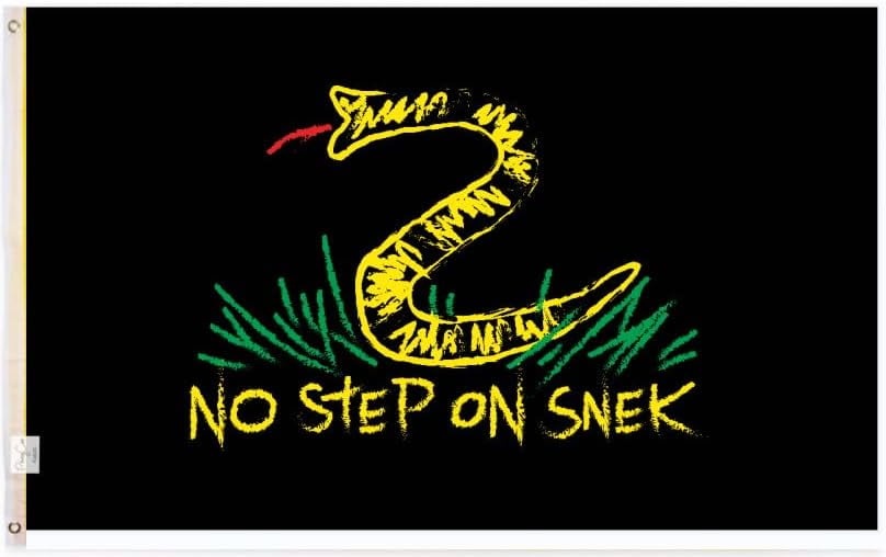3X5 ft Yellow No Step On Snek Flag Banner Gadsden Don't Tread Patriot ...