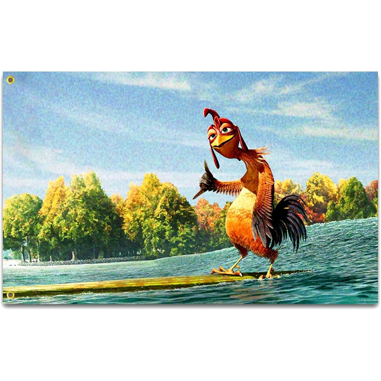 3X5FT Siixoi Chicken Flag Meme Tapestry Funny Man Cave Wall Flag For ...