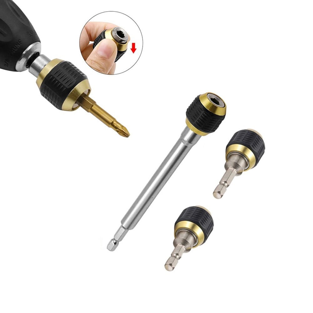 3XHex Handle Quick Coupling Drill Bit Quick Change Adapter Converter 50 ...