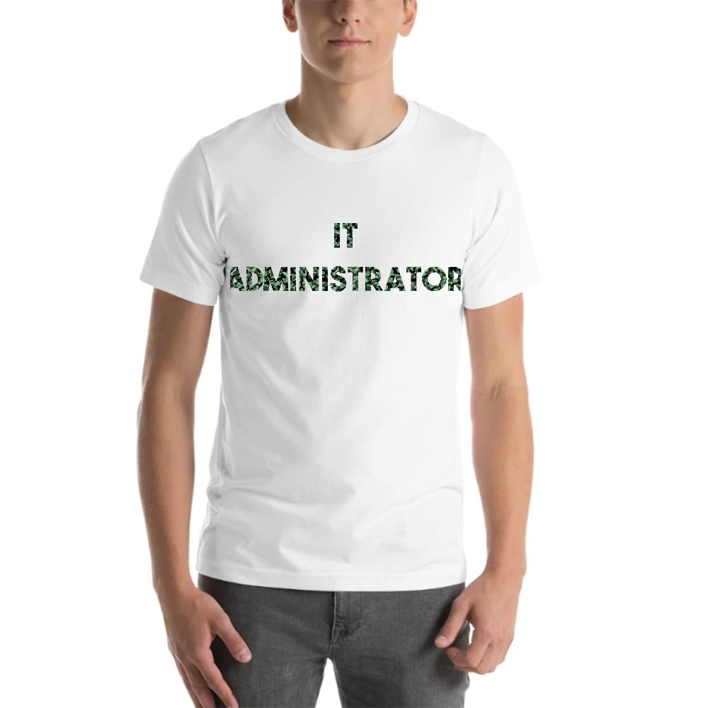 3XL Camo It Administrator Short Sleeve Cotton T-Shirt By Undefined ...