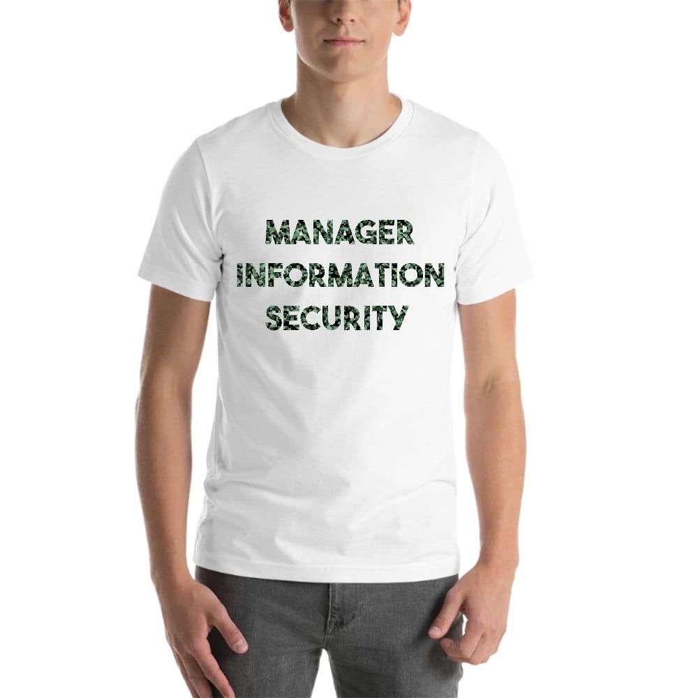 3XL Camo Manager Information Security Short Sleeve Cotton T-Shirt By ...