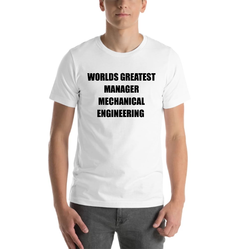 3XL Worlds Greatest Manager Mechanical Engineering Short Sleeve Cotton ...