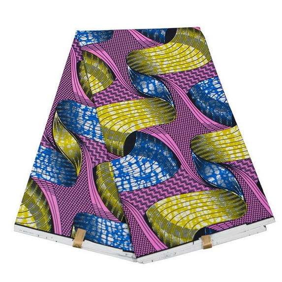 3Yard Double Side Waxed Printing Cloth African Geometric Pattern Sewing ...