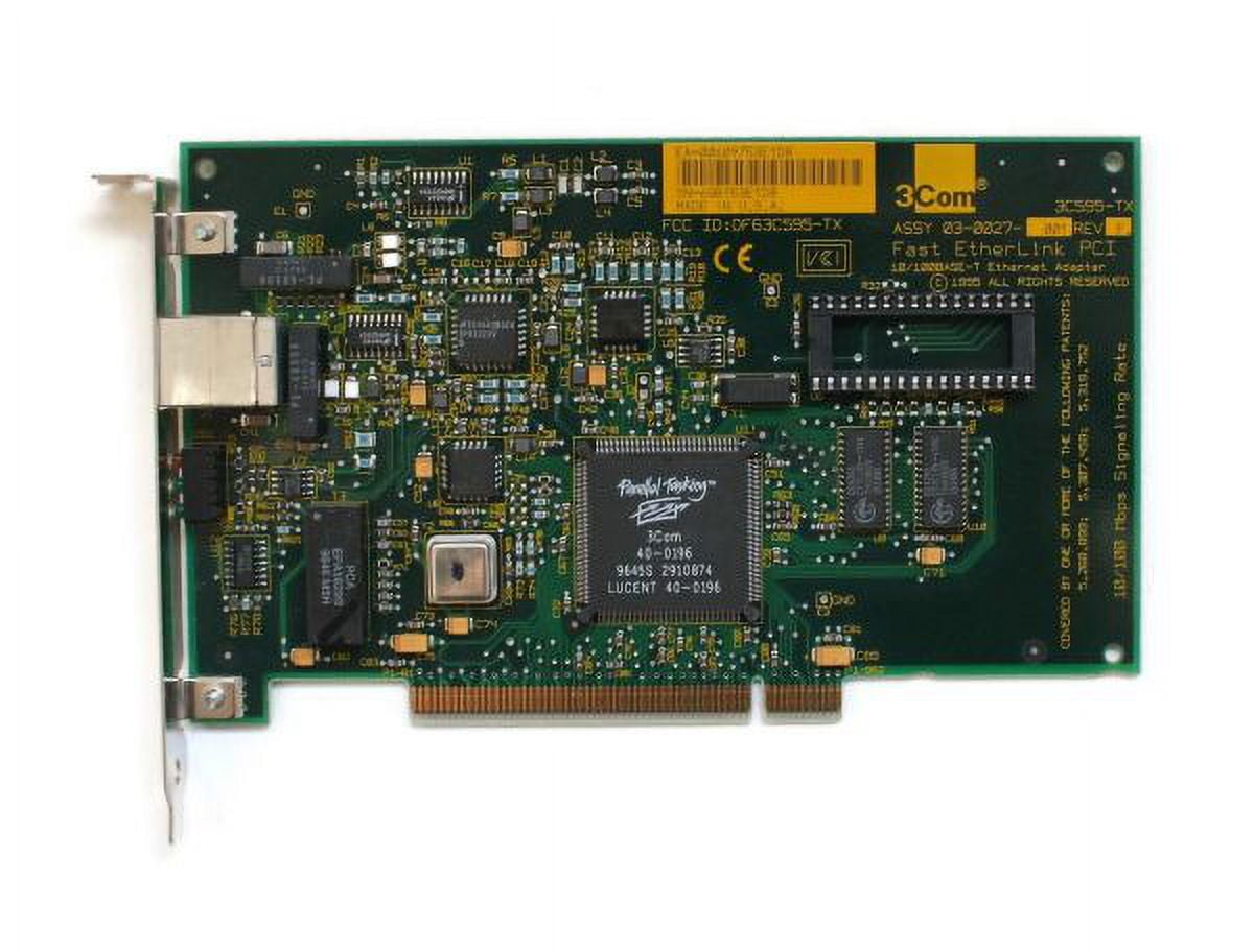 3c595-tx fast etherlink pci 10/100base-t ethernet adapter, 03-0027-001 ...