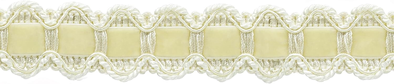 3cm (1 1/4") Basic Collection intage (0125LTG-PY), Off White Solid #26 ...