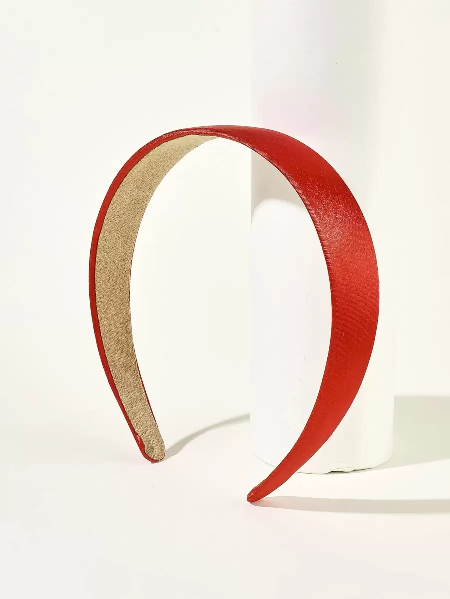 3cm Wide Pastel Solid Color Cloth-Wrapped Acrylic Headband, Ideal for ...