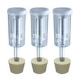 BrewCraft 3-Piece Airlock Set, Cylinder Airlock, Includes Three #6.5 Stoppers - Walmart.com