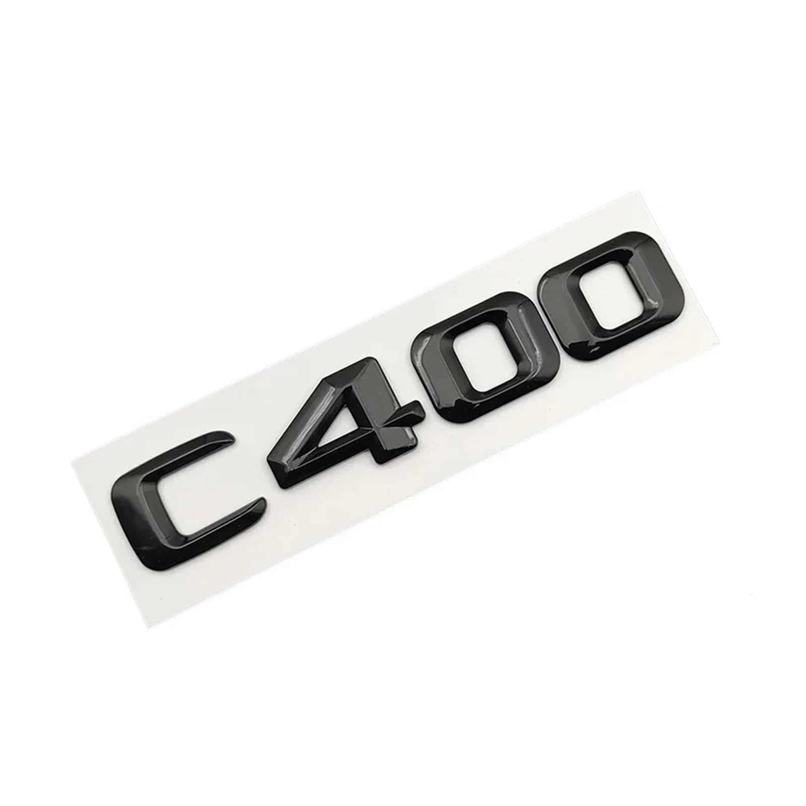 3d ABS Black Car Letters Trunk Badge Logo Sticker Fit For Mercedes Benz ...