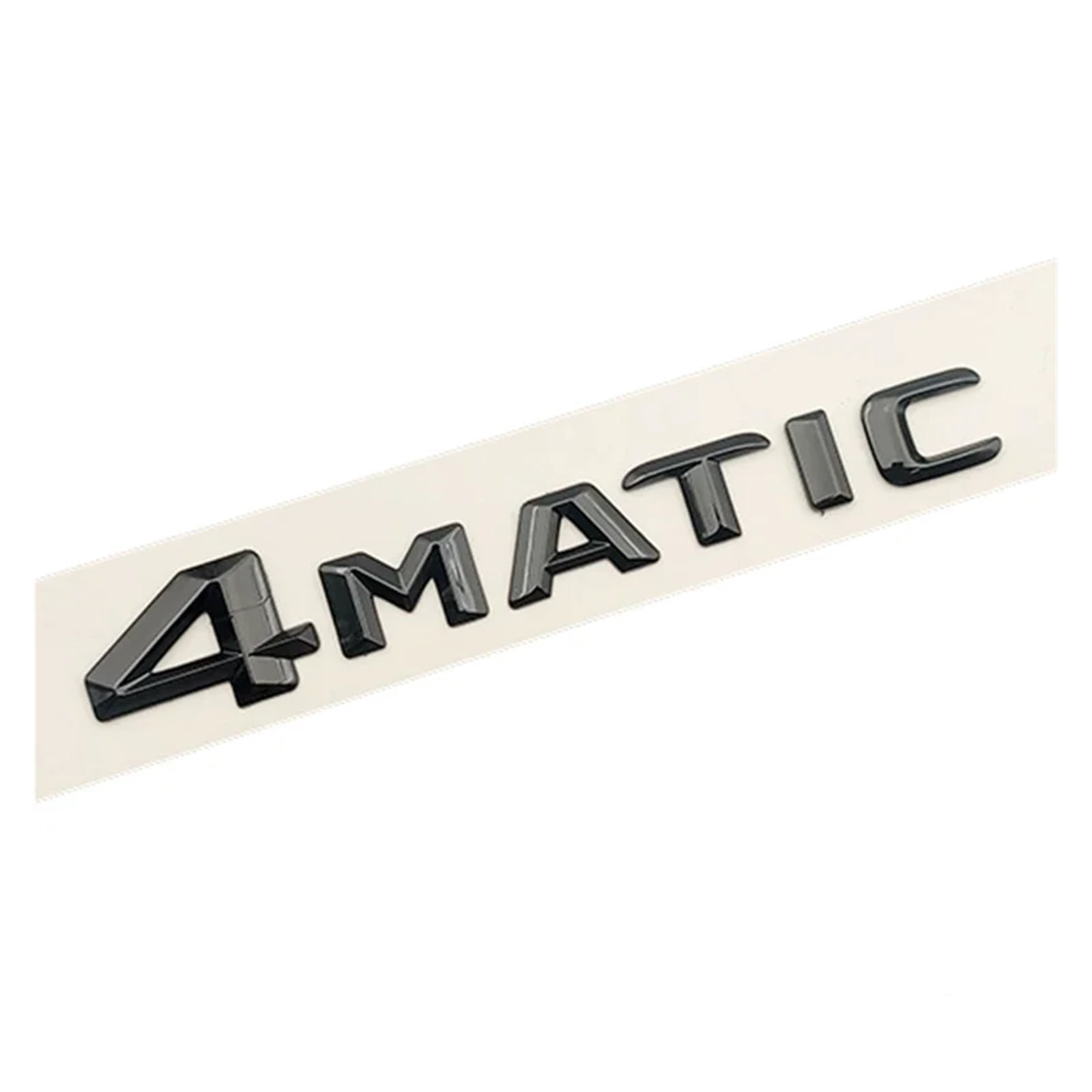 3d ABS Black Car Letters Trunk Badge Logo Sticker Fit For Mercedes Benz ...