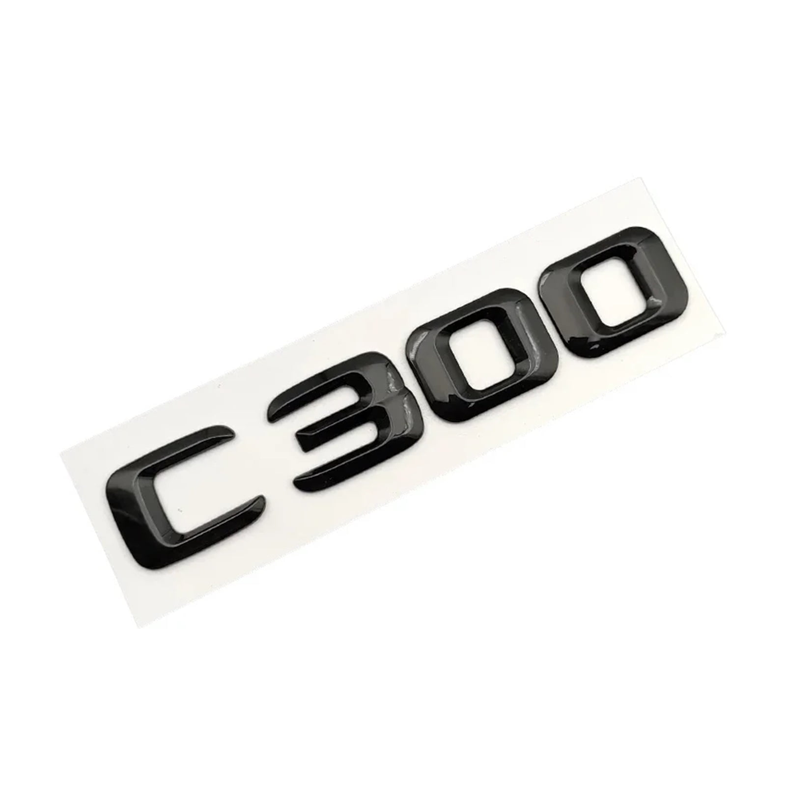 3d ABS Black Car Letters Trunk Badge Logo Sticker Fit For Mercedes Benz ...