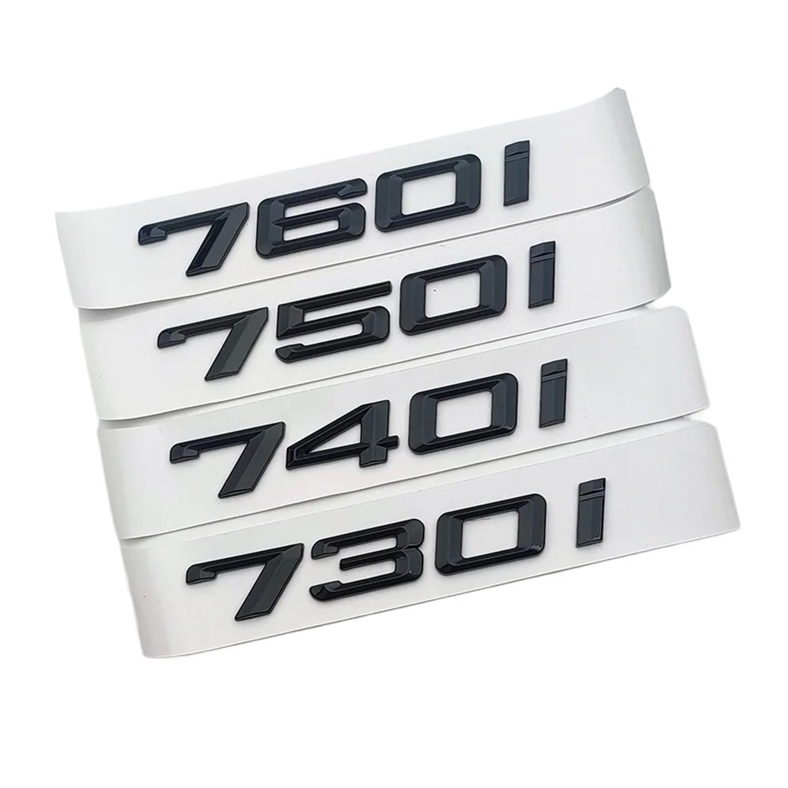 3d ABS Black Car Trunk Letters 730d 730i 740i 745i 750i 760i Logo ...