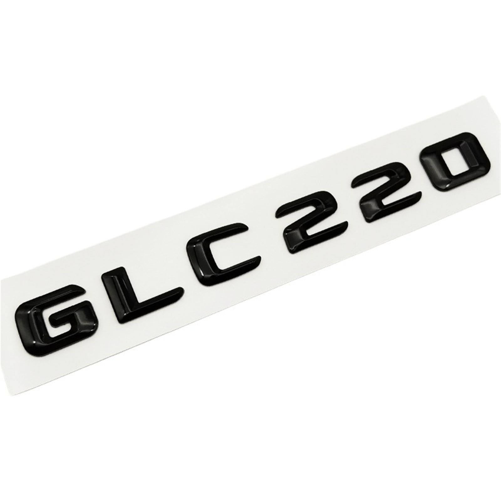 3d ABS Black Logo GLC 43 63 63S 200 220 300 Emblem Car Rear Trunk ...
