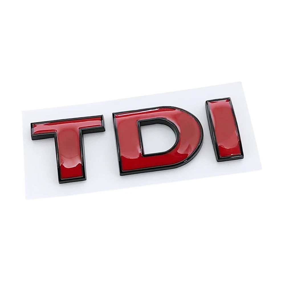 3d ABS Black Logo TDI Emblem Car Trunk Badge For VW Passat Jetta ...