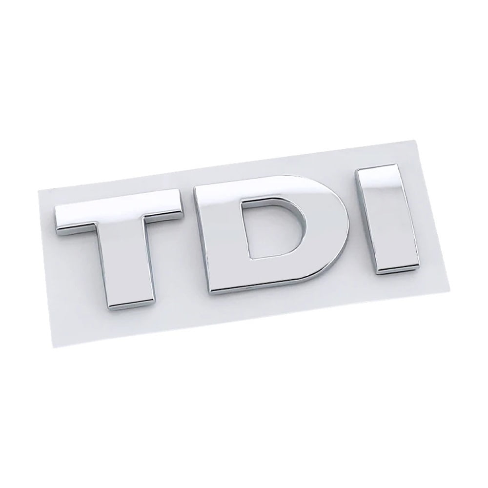 3d ABS Black Logo TDI Emblem Car Trunk Badge For VW Passat Jetta ...