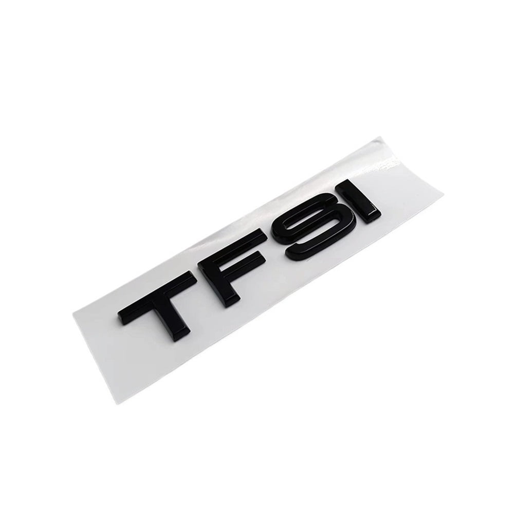 3d ABS Black TFSI Logo TDI Letters Car Trunk Emblem Badge For A3 A4 A5 ...