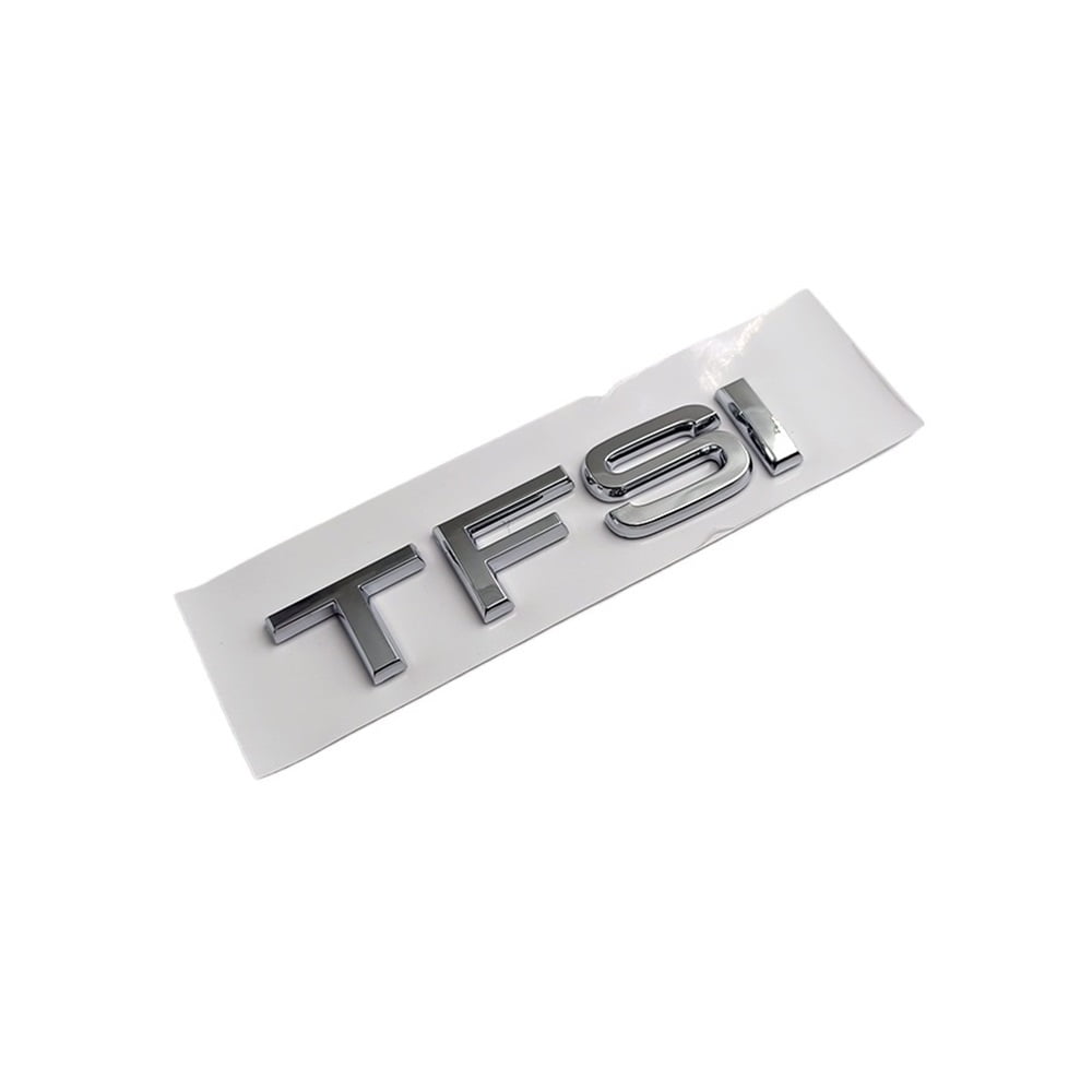 3d ABS Black TFSI Logo TDI Letters Car Trunk Emblem Badge For A3 A4 A5 ...