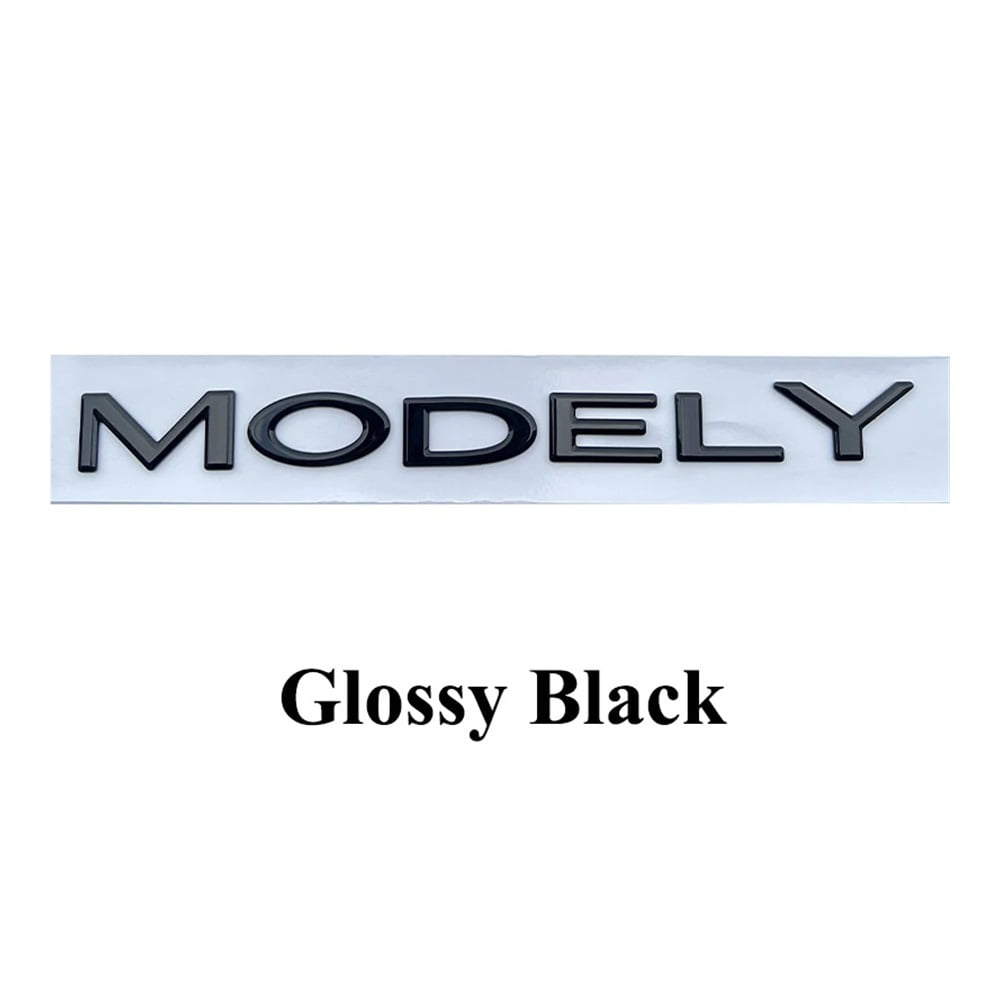 3d ABS Chrome Black Red Logo Dual Motor Emblem Letters Car Trunk Badge ...