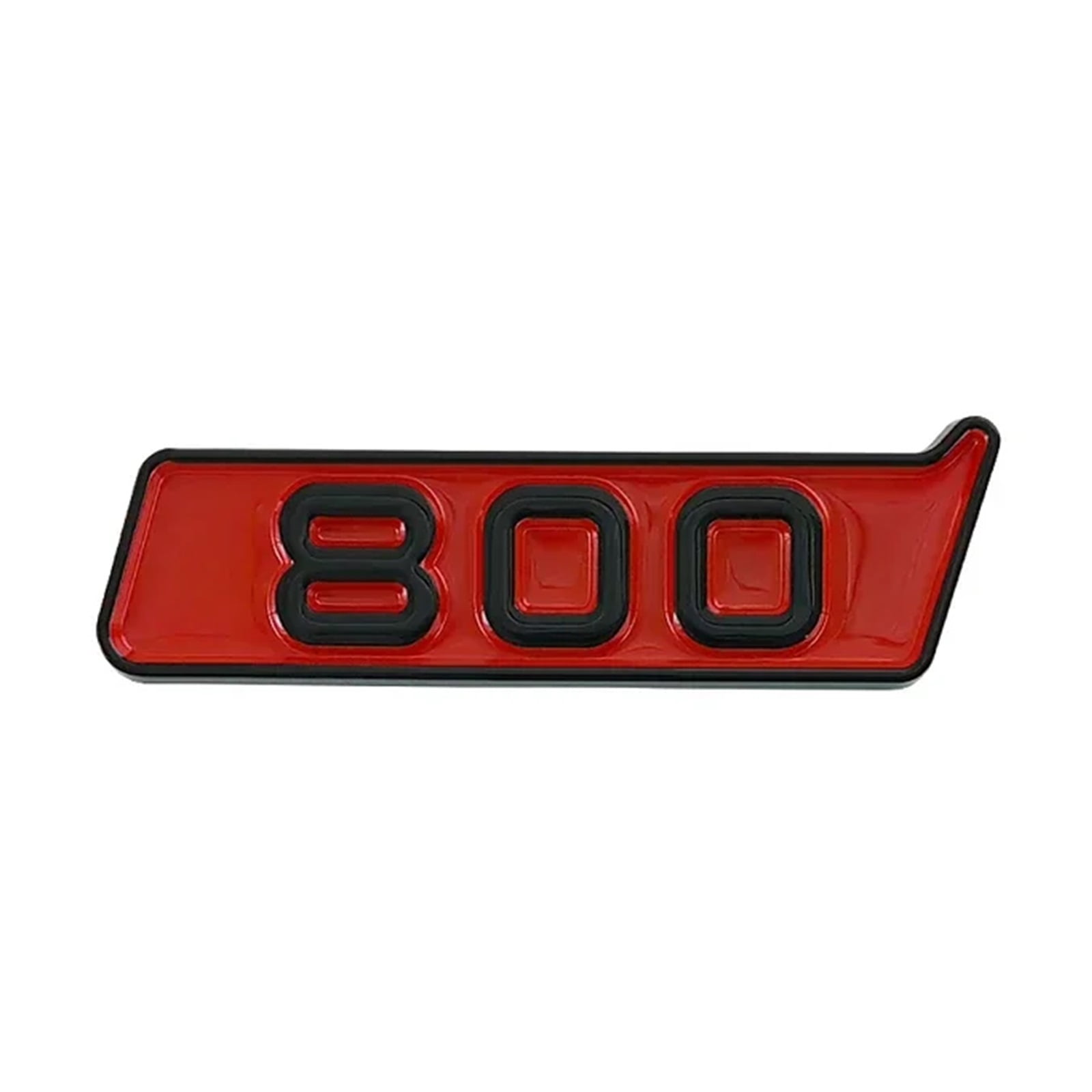 3d ABS Red Black 700 800 900 Logo Letters Car Emblem Badge Fit For ...