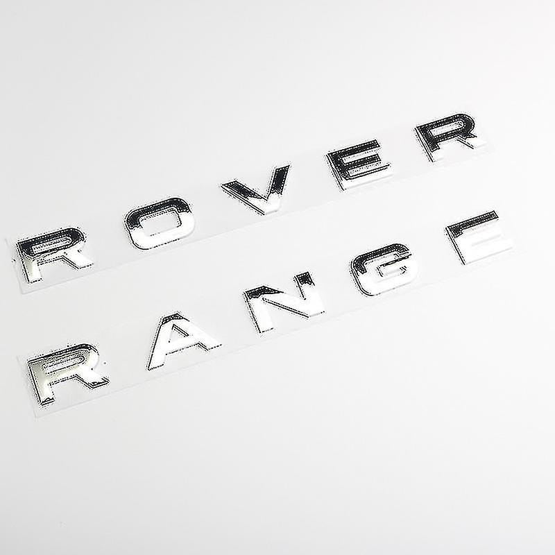 3d Abs Logo Range Rover Letters Emblem Sticker Car Front Hood Badge For ...