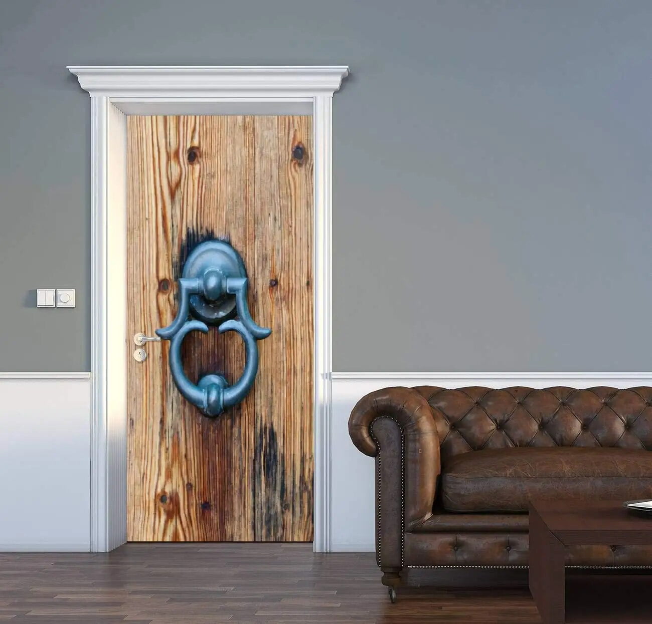 3d Bank Vault Door Metal Door Door Stickers Retro Wall Decals Mural ...