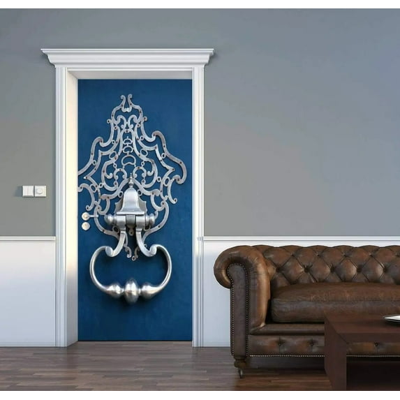 3d Bank Vault Door Metal Door Door Stickers Retro Wall Decals Mural ...