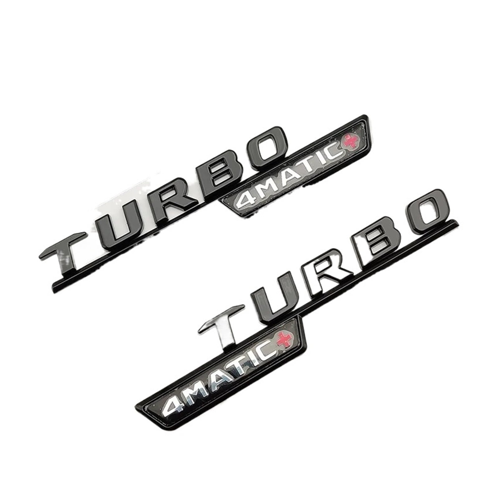 3d Black Chrome Letters For Car Logo Stickers Fit For Mercedes A45S AMG ...