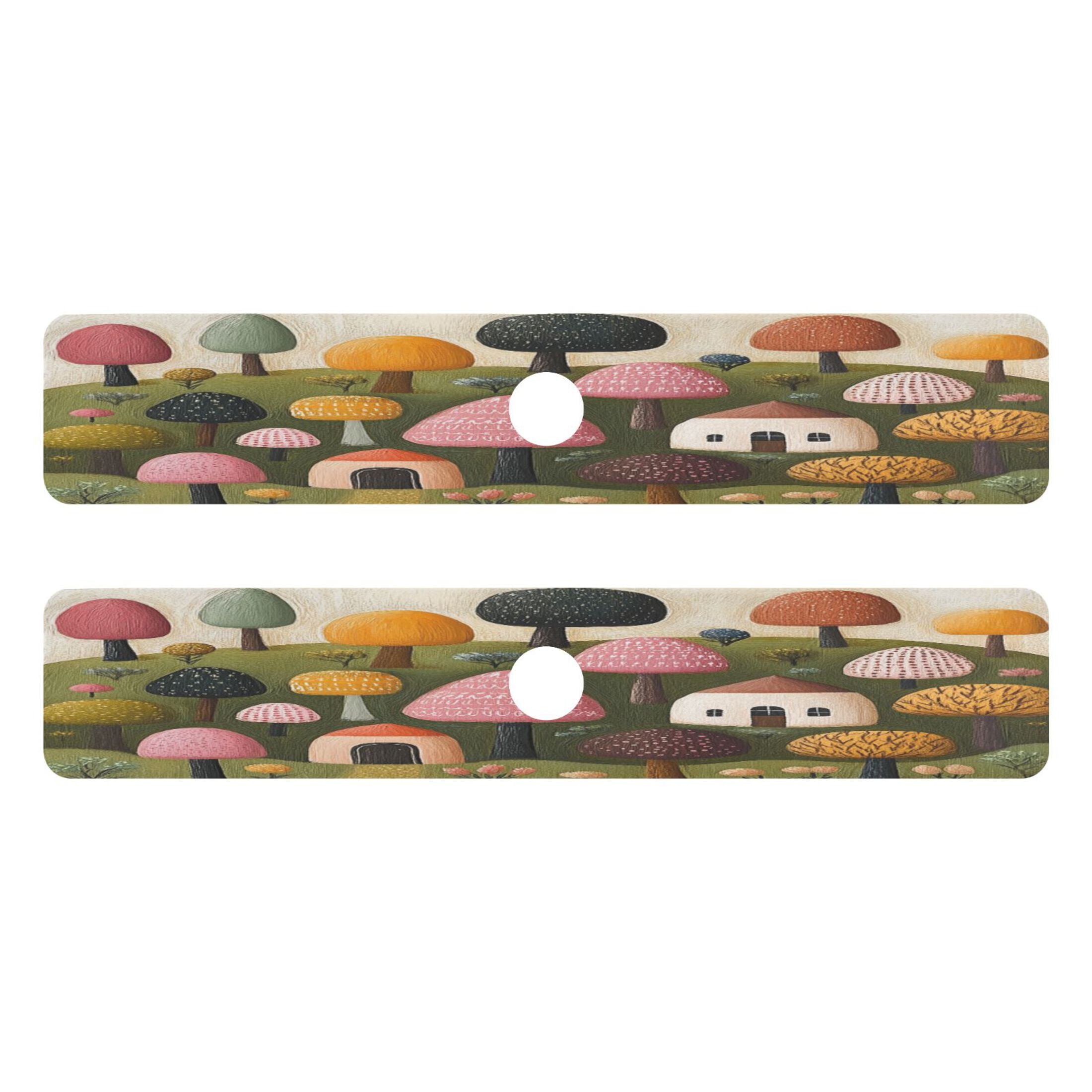 3d Cartoon Forest Extra Long Silicone Algae Sink Mat 30x5.4in 2 Pack ...
