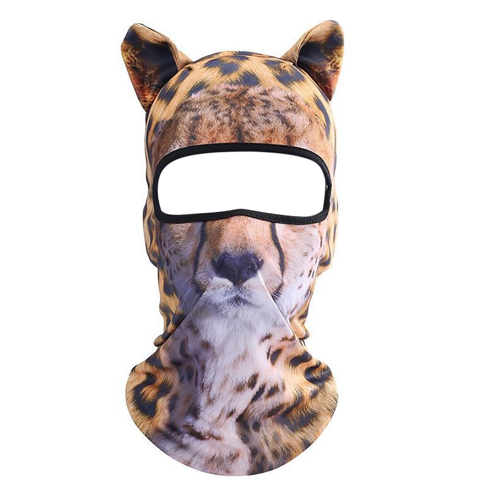 3d Cat Ski Balaclava With Ears Novelty Cat Sheisty Mask Breathable Cat ...