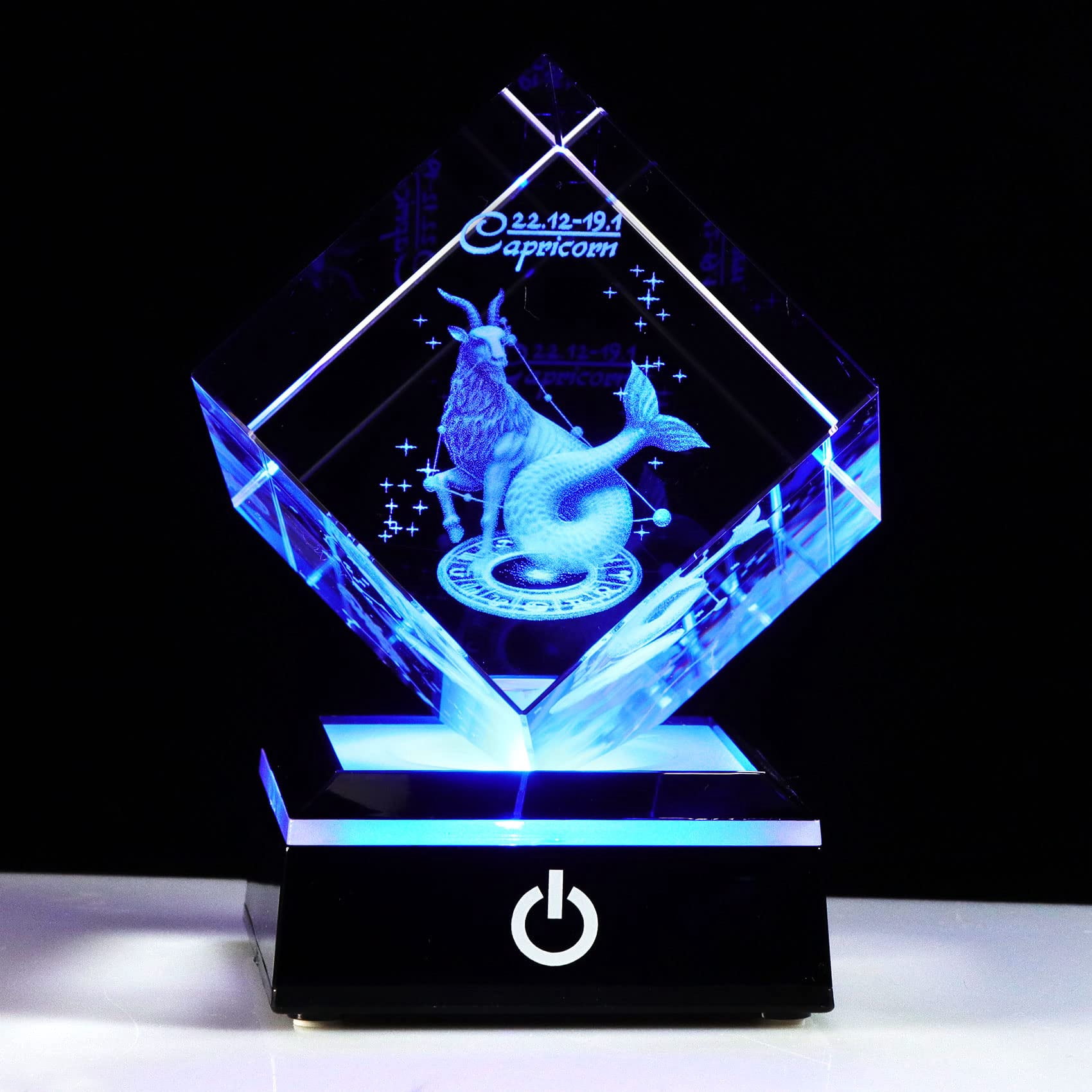 3d Crystals Capricorn Zodiac Astrology Gifts ATT1For Women Glass ...