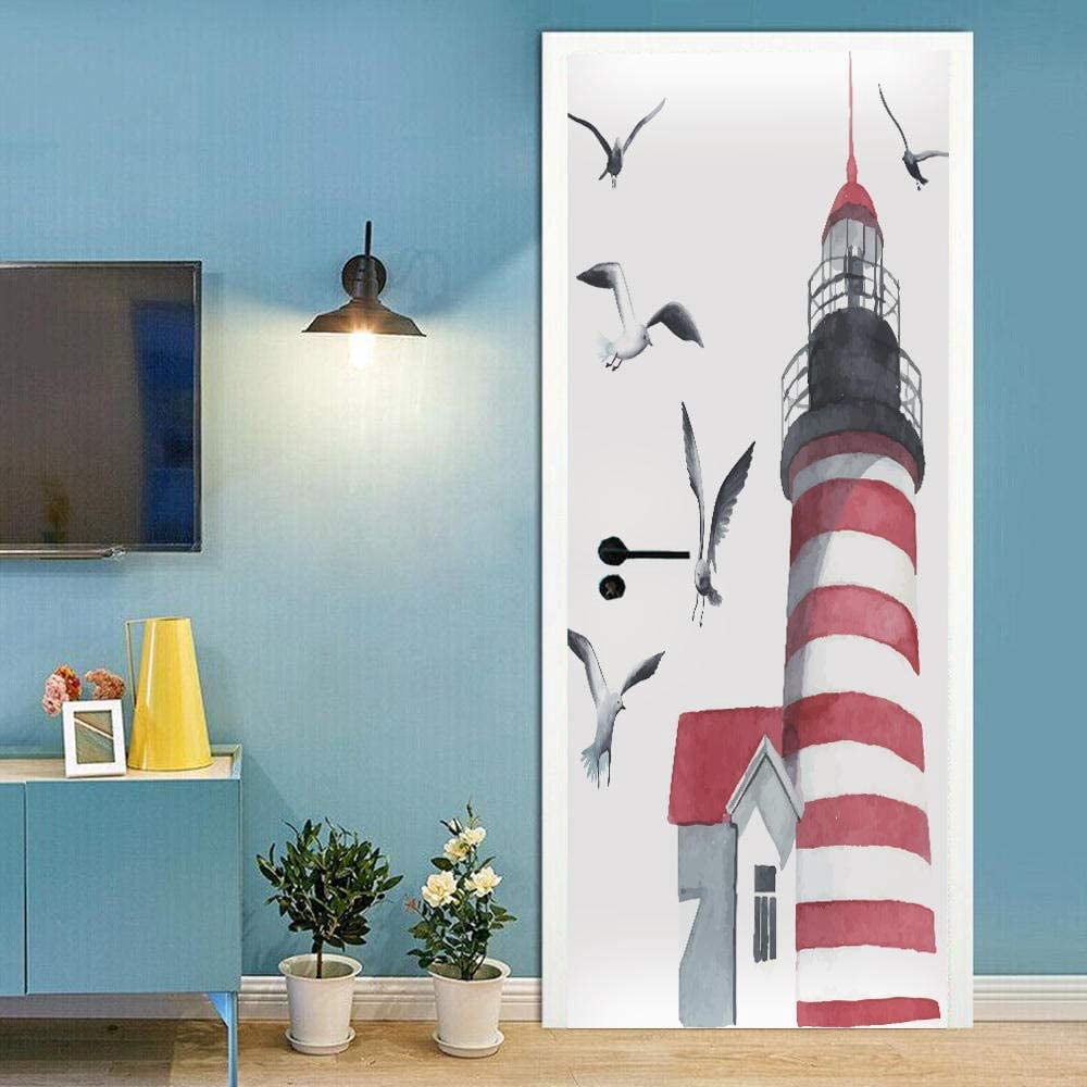 3d Door Decal Turtle Door Decal Marine Animal Universe Mediterranean ...