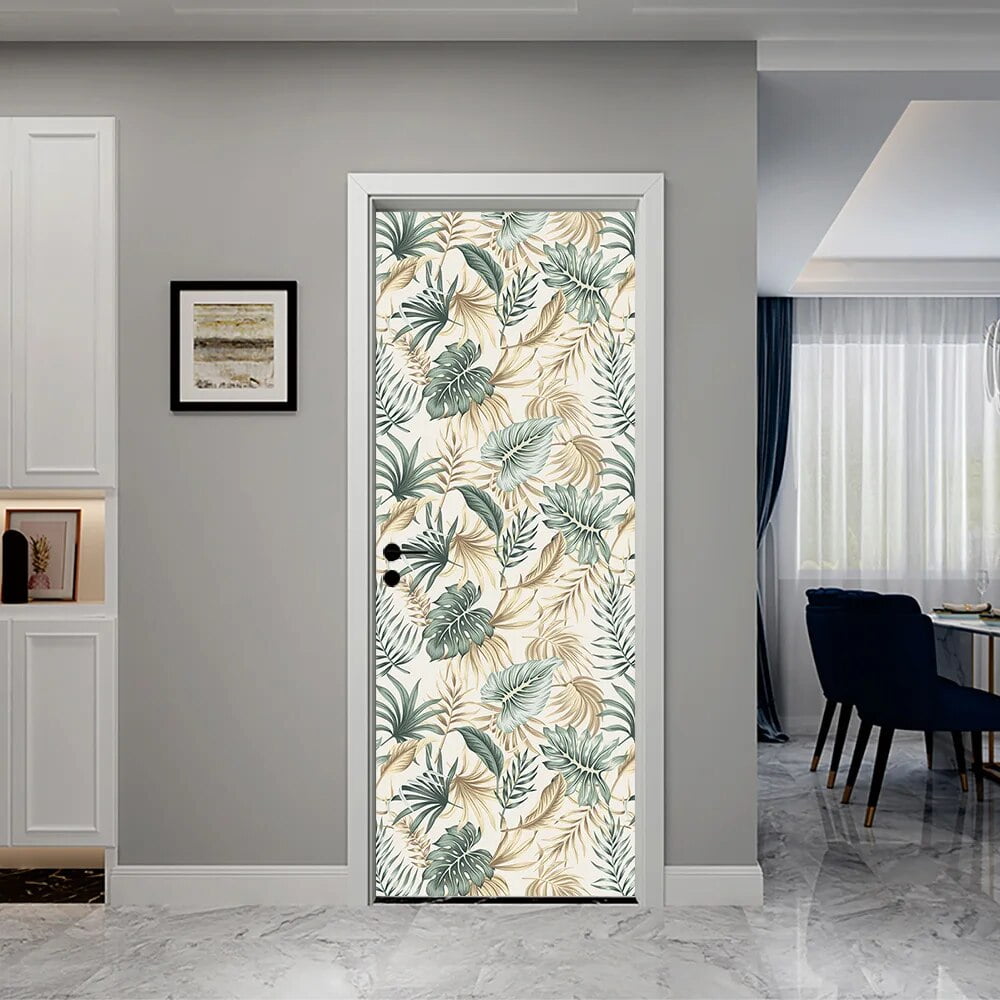 3d Door Decals Landscape Romantic Wall Decals Bedroom Wooden Door ...