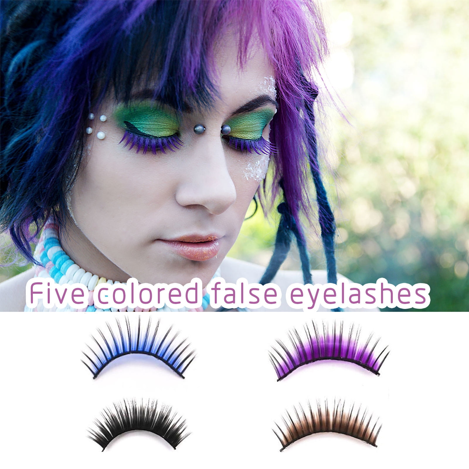 3d False Eyelashes, Colored Lashes, Multi-layer Design, Natural Look ...