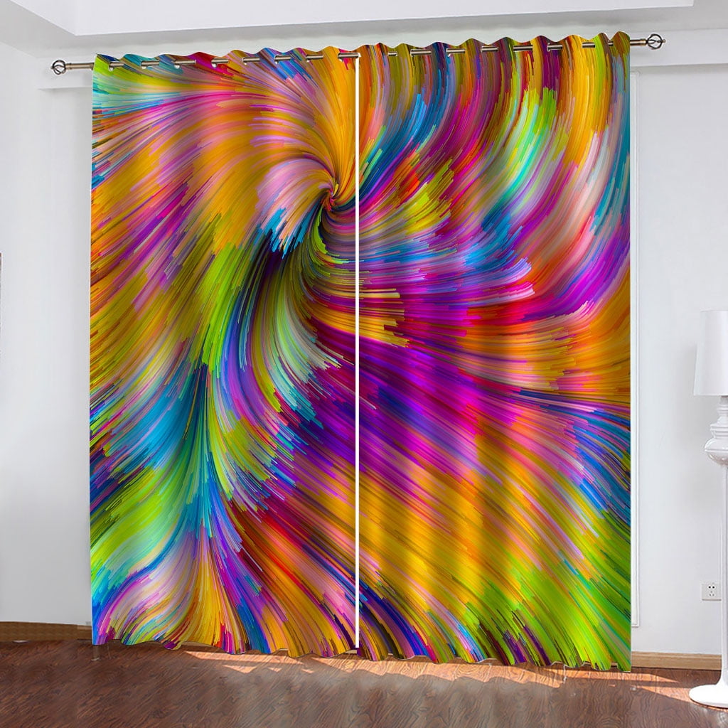3d Golden Peacock Relief Polyester Light Filtering Drapes Modern Theme ...